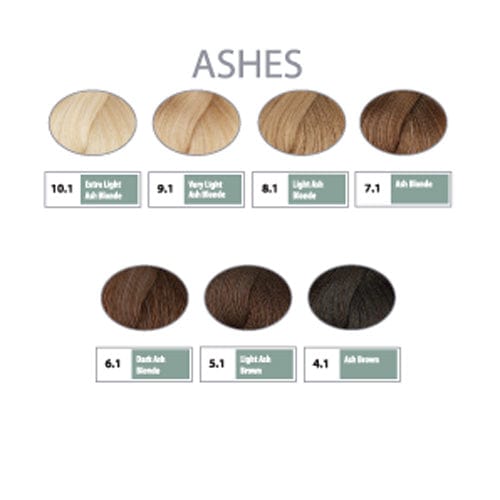 ash colour chart